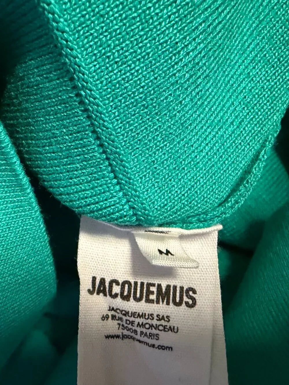 Jacquemus | Shirts | Jacquemus Le Polo Bacino Green Paneled Polo Shirt ...